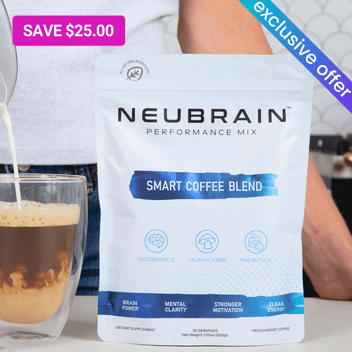 30 Servings Smart Coffee, NEUBRAIN Mushroom Coffee