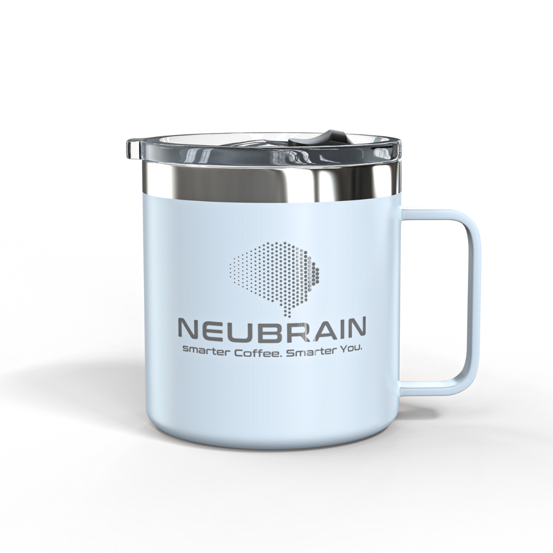 NEUBRAIN Stainless Steel Tumbler with Handle (14oz)